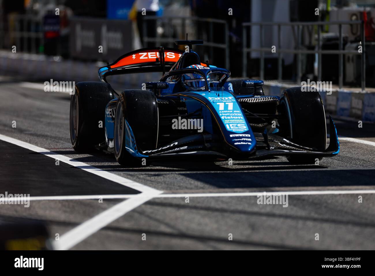 11 CRAWFORD Jak (usa), DAMS Lucas Oil, Dallara F2 2024, action during ...