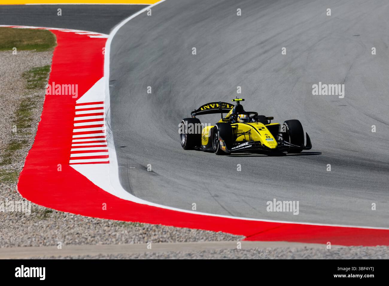 02 STANEK Romane (cze), Invicta Racing, Dallara F2 2024, action during ...