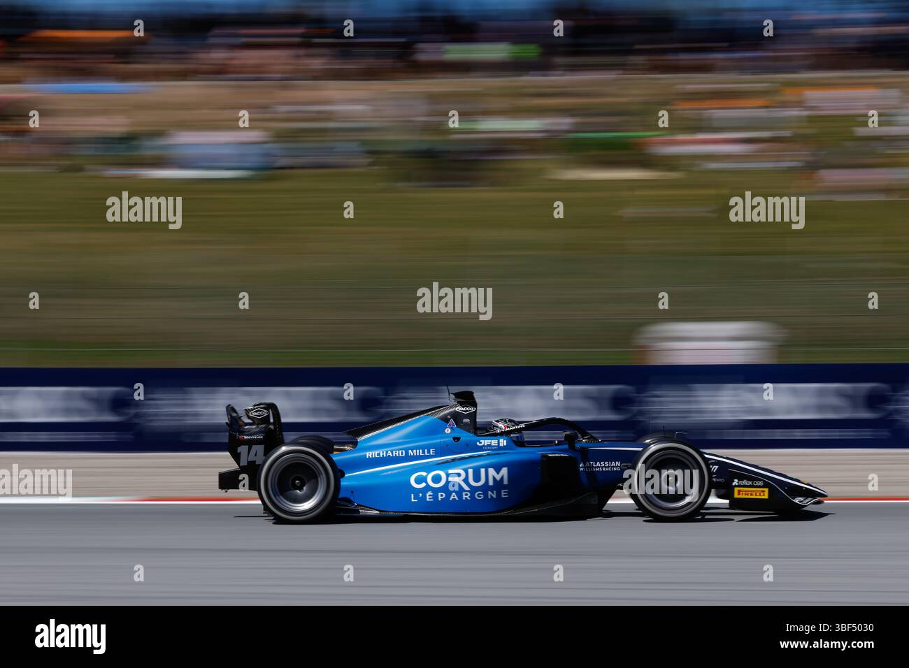 14 MARTINS Victor (fra), ART Grand Prix, Dallara F2 2024, action during ...