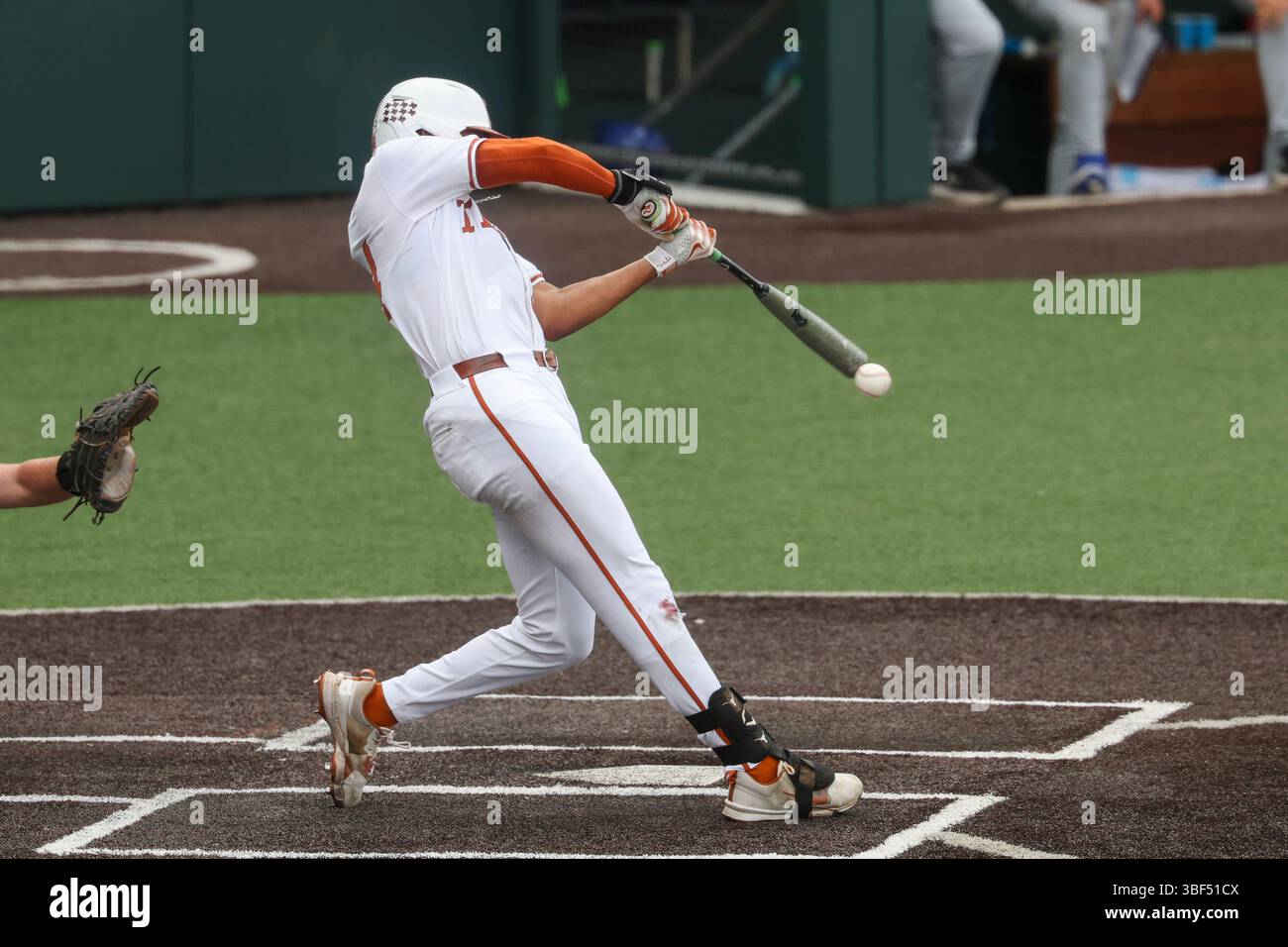 AUSTIN, TX - MAY 30: Texas infielder Adrian Rodriguez (24) hits a ...