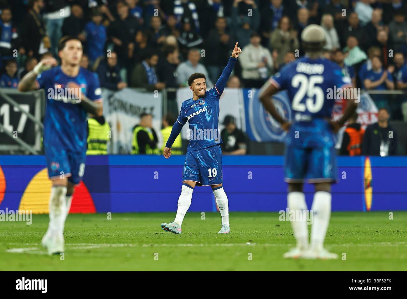 Jadon Sancho (Chelsea), MAY 28 2025 - Football/Soccer : Jadon Sancho celebrate after his goal ...