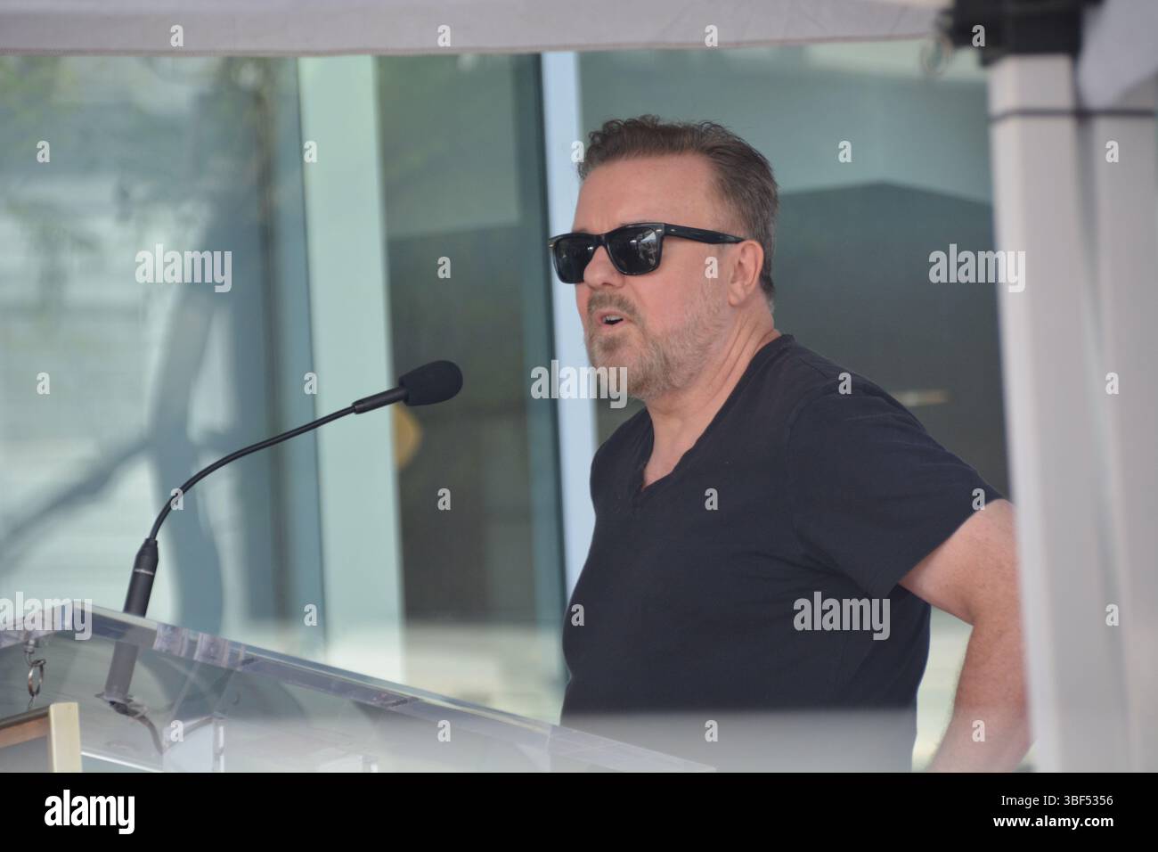 Ricky Gervais attends his Hollywood Walk of Fame Star Ceremony on May ...