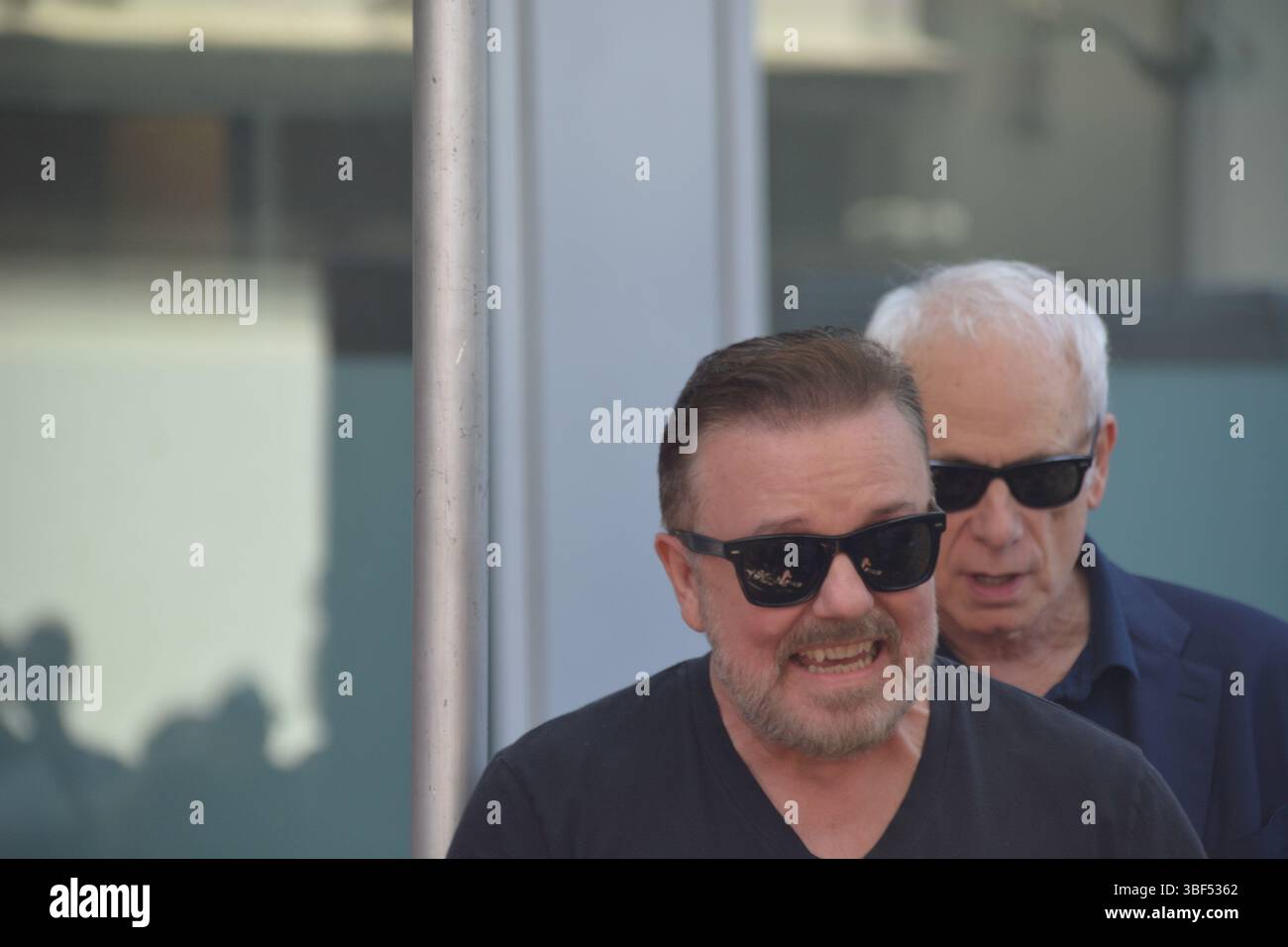Ricky Gervais and Christopher Guest pose together at Ricky Gervais’s ...