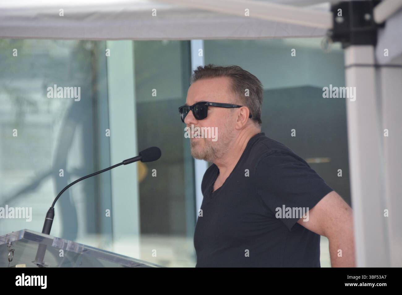 Ricky Gervais attends his Hollywood Walk of Fame Star Ceremony on May ...