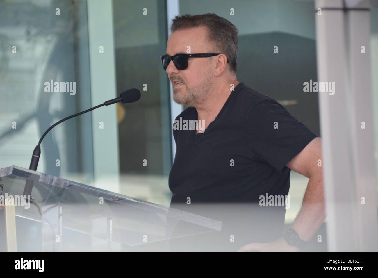 Ricky Gervais attends his Hollywood Walk of Fame Star Ceremony on May ...