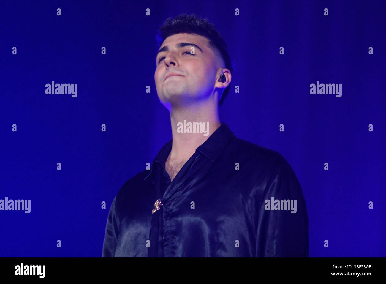 Madrid, Spain. 30th May, 2025. Spanish singer Juanjo Bona performs ...