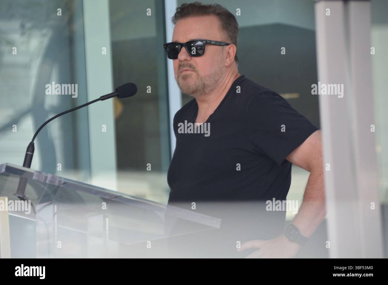Ricky Gervais attends his Hollywood Walk of Fame Star Ceremony on May ...