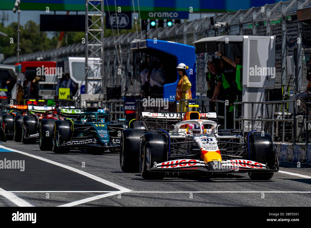 Montmelo, Spain, 30 May 2025, Liam Lawson, from New Zealand competes ...