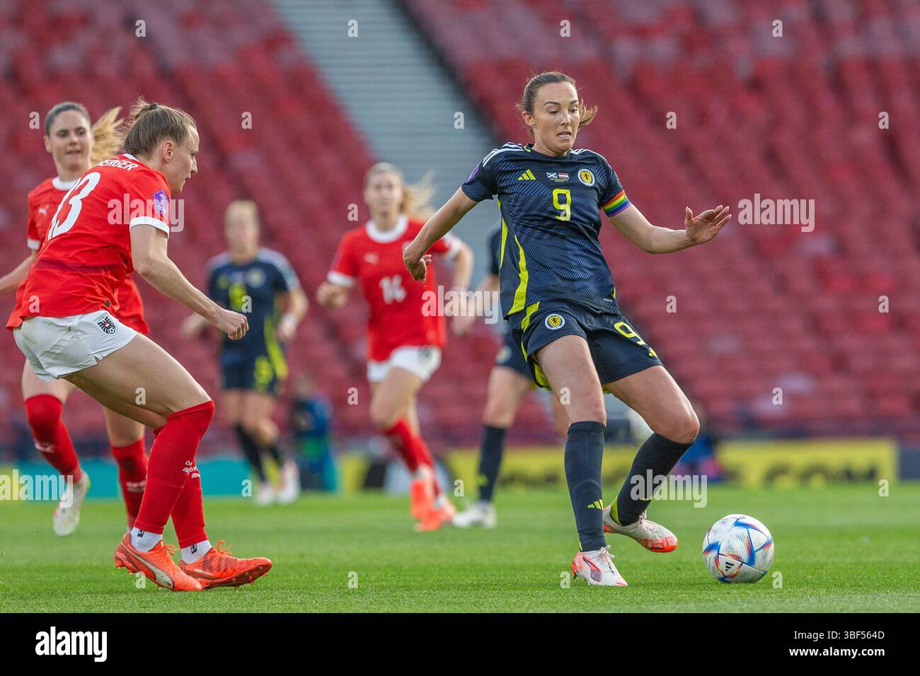30 May 2025. Glasgow, UK. Scotland played Austria in the FIFA Women's ...