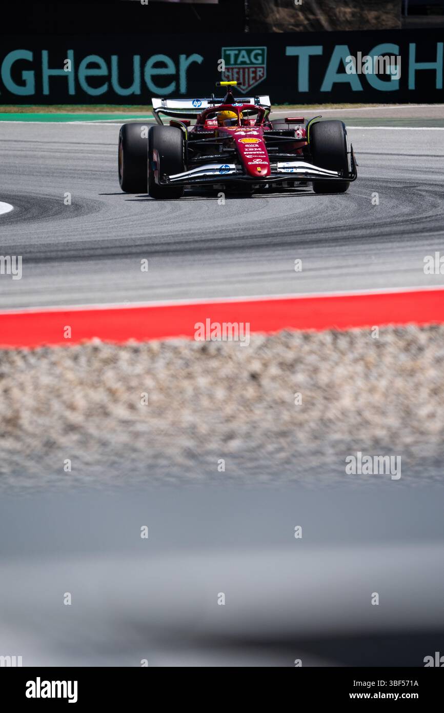 Barcelona, Spain. 30th May, 2025. Scuderia Ferrari HP F1 Team's English ...