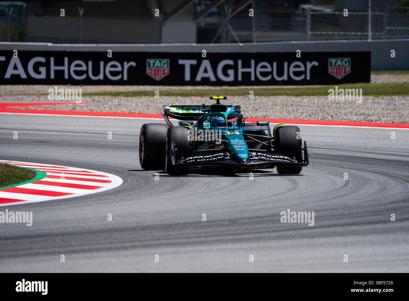 Barcelona, Spain. 30th May, 2025. Aston Martin Aramco F1 Team's Spanish ...