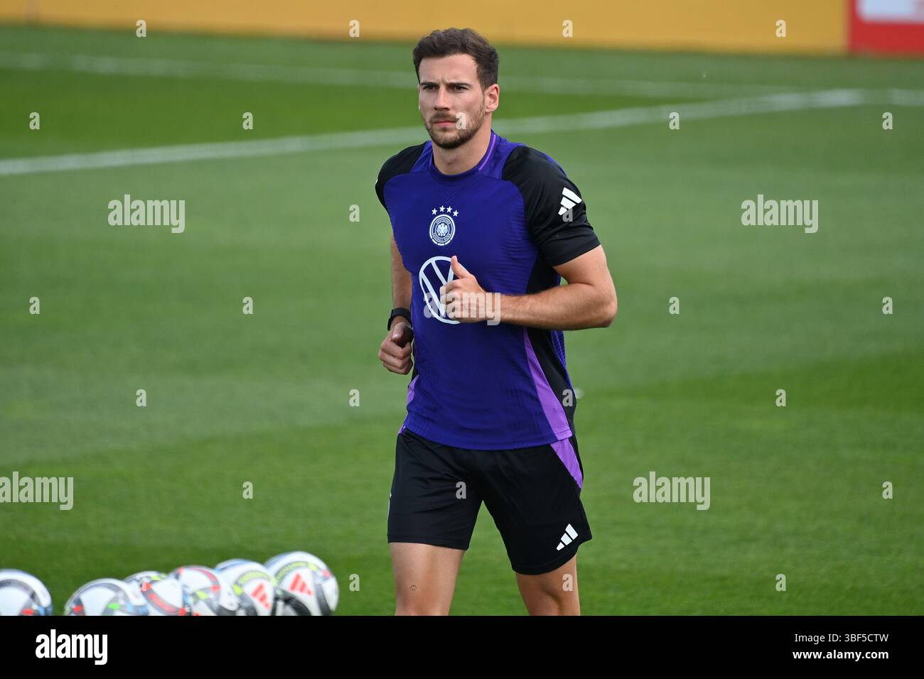 Herzogenaurach, Deutschland. 30th May, 2025. Leon GORETZKA (GER ...