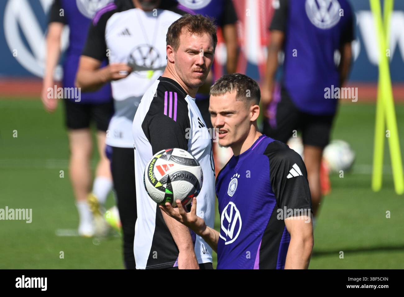 National coach Julian NAGELSMANN (GER), Florian WIRTZ. Public training ...