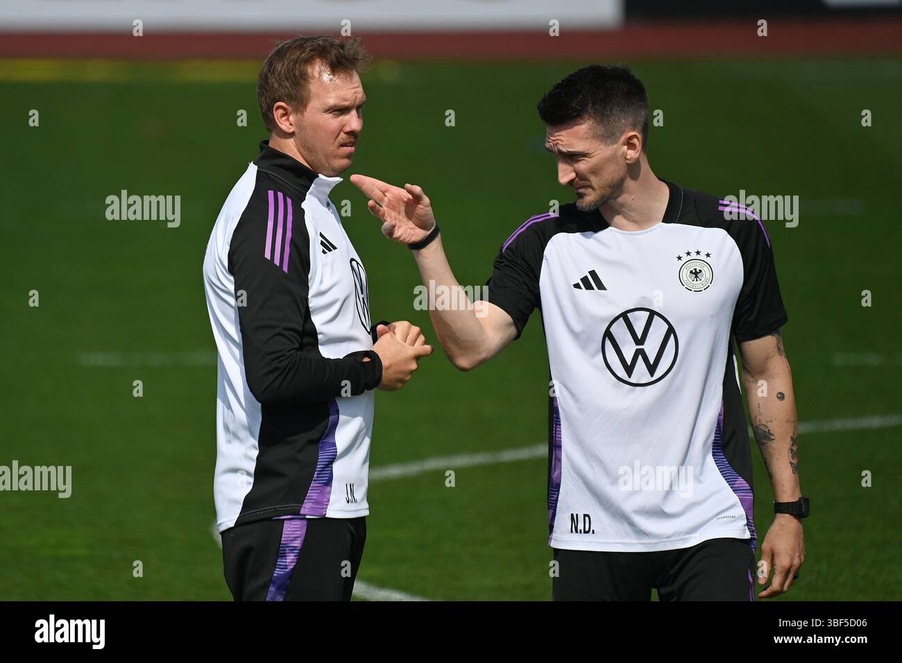 From left: German national coach Julian Nagelsmann, assistant coach ...