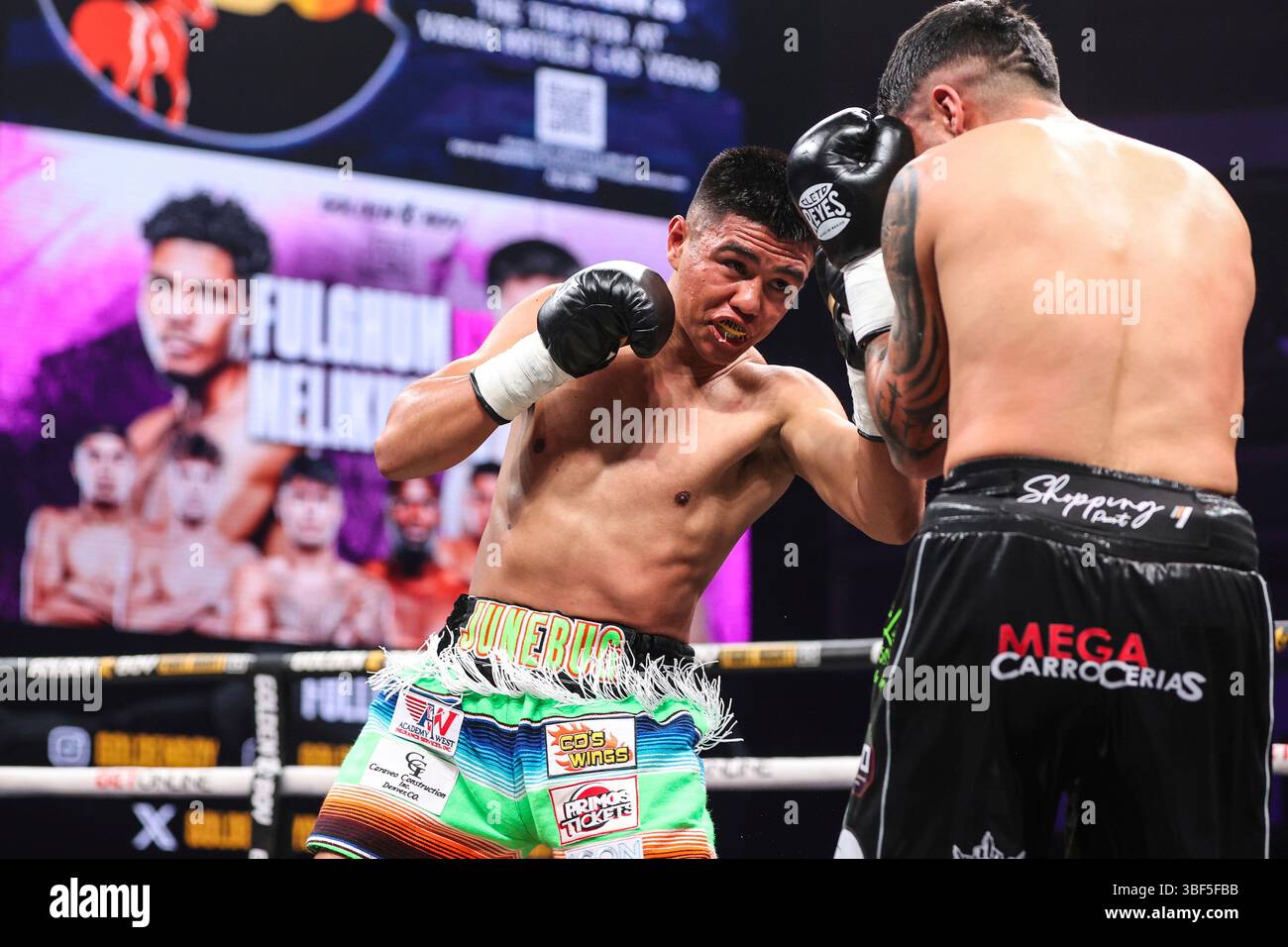 May 30, 2025: (L-R) Lightweight Daniel Garcia punches Camilo Rodriguez ...
