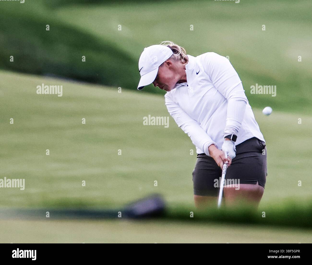 Erin, United States. 11th Apr, 2025. Maja Stark of Sweden hits her ...