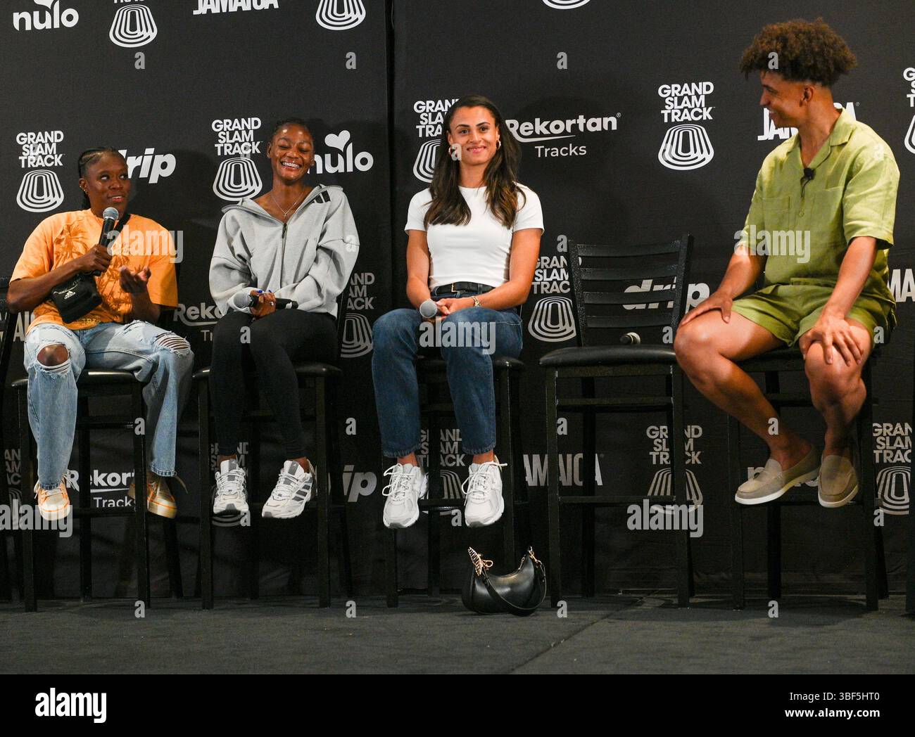 Philadelphia, Pennsylvania, USA. 30th May, 2025. Olympic runner and ...