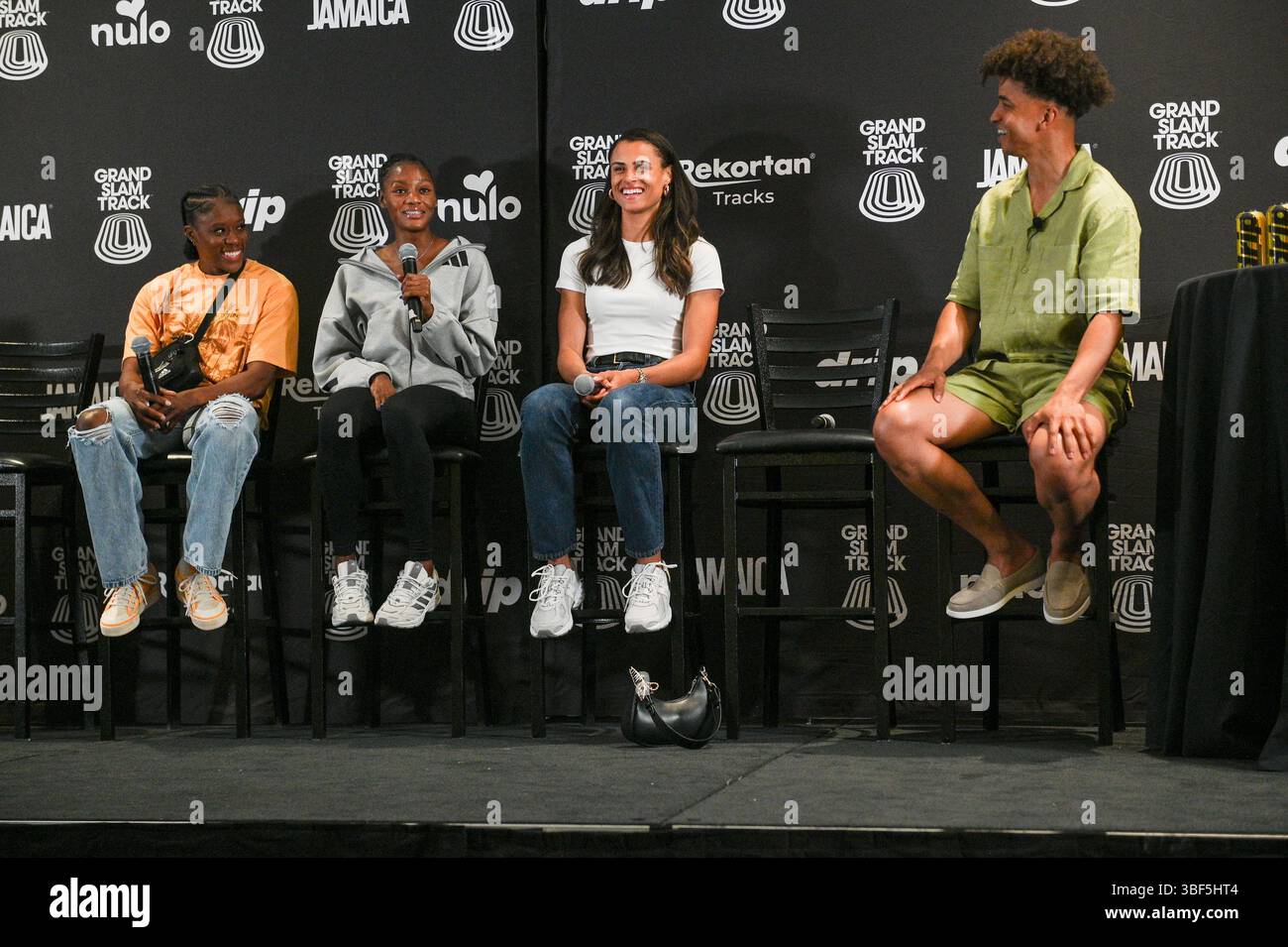 Philadelphia, Pennsylvania, USA. 30th May, 2025. Olympic runner and ...
