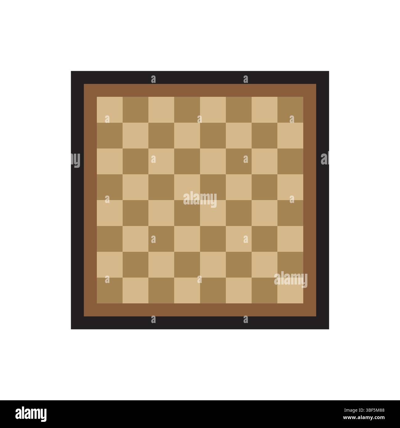 Wooden chess board in pixel art style Stock Vector Image & Art - Alamy