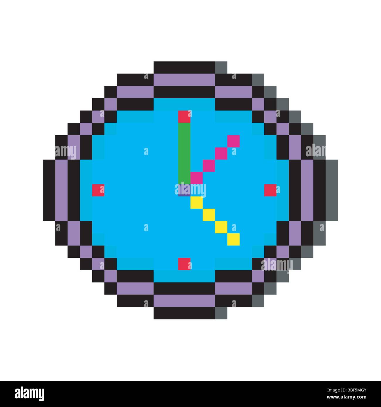 Alarm clock decor on Stock Vector Images - Alamy