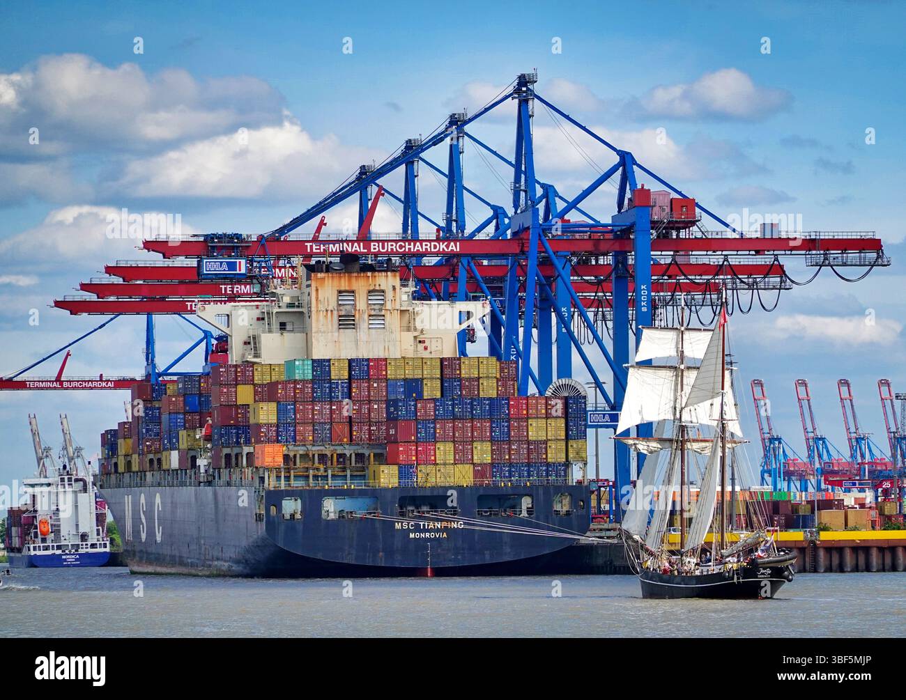Container msc ship sail on hi-res stock photography and images - Alamy