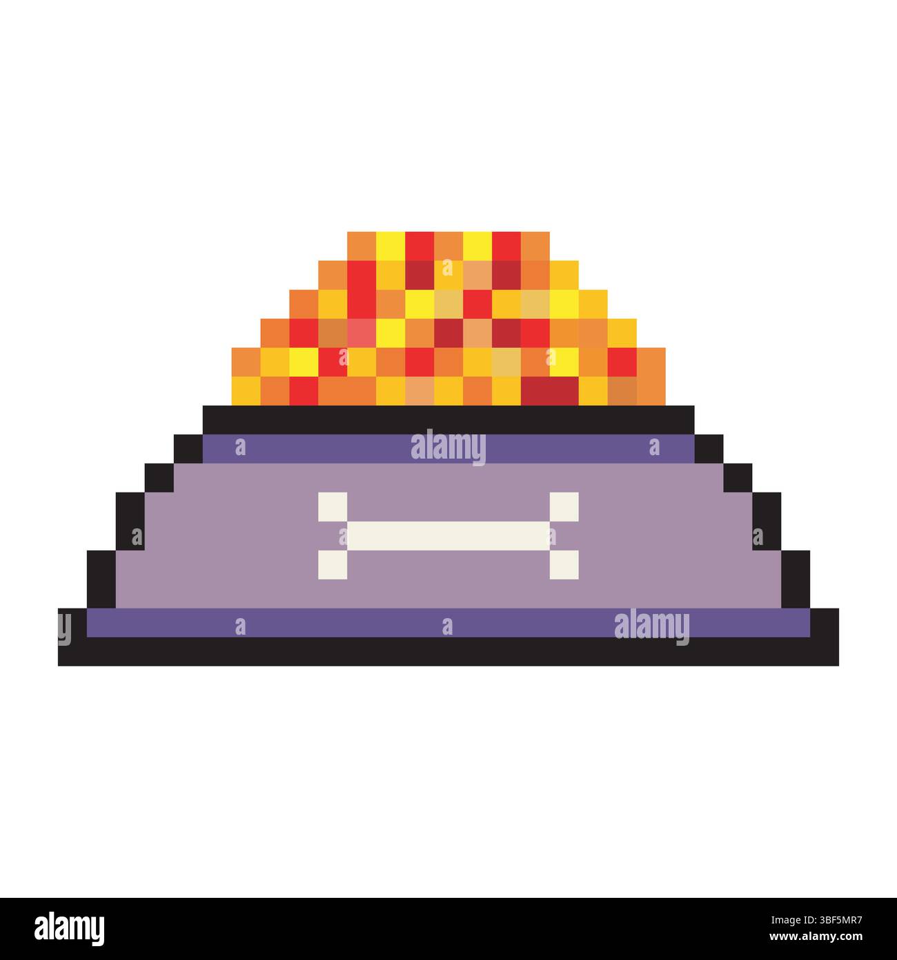 Dog bowl in pixel art style Stock Vector Image & Art - Alamy