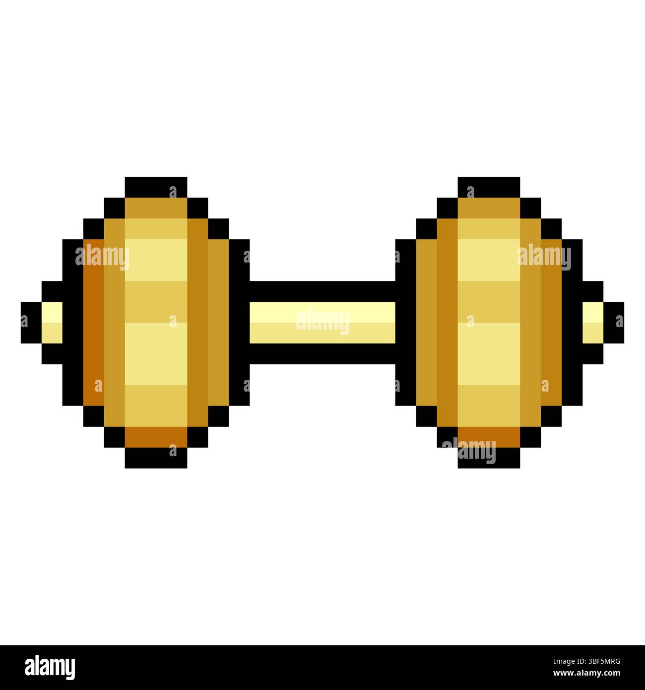Dumbbells for gym in pixel art style Stock Vector Image & Art - Alamy