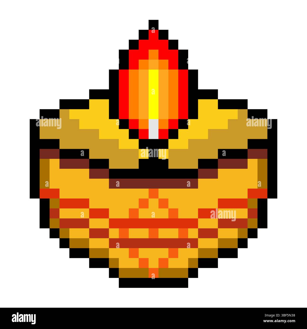 Happy diwali celebration in pixel art style Stock Vector Image & Art ...