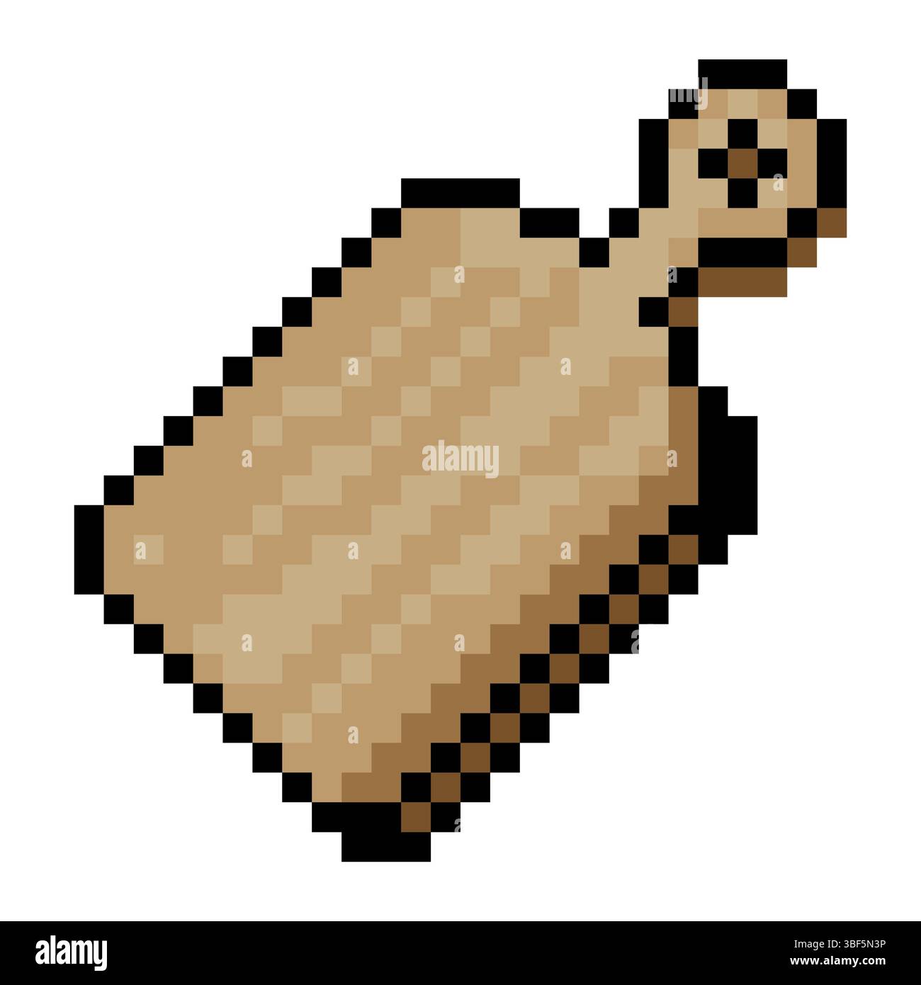 Cutting board with pixel art Stock Vector Image & Art - Alamy