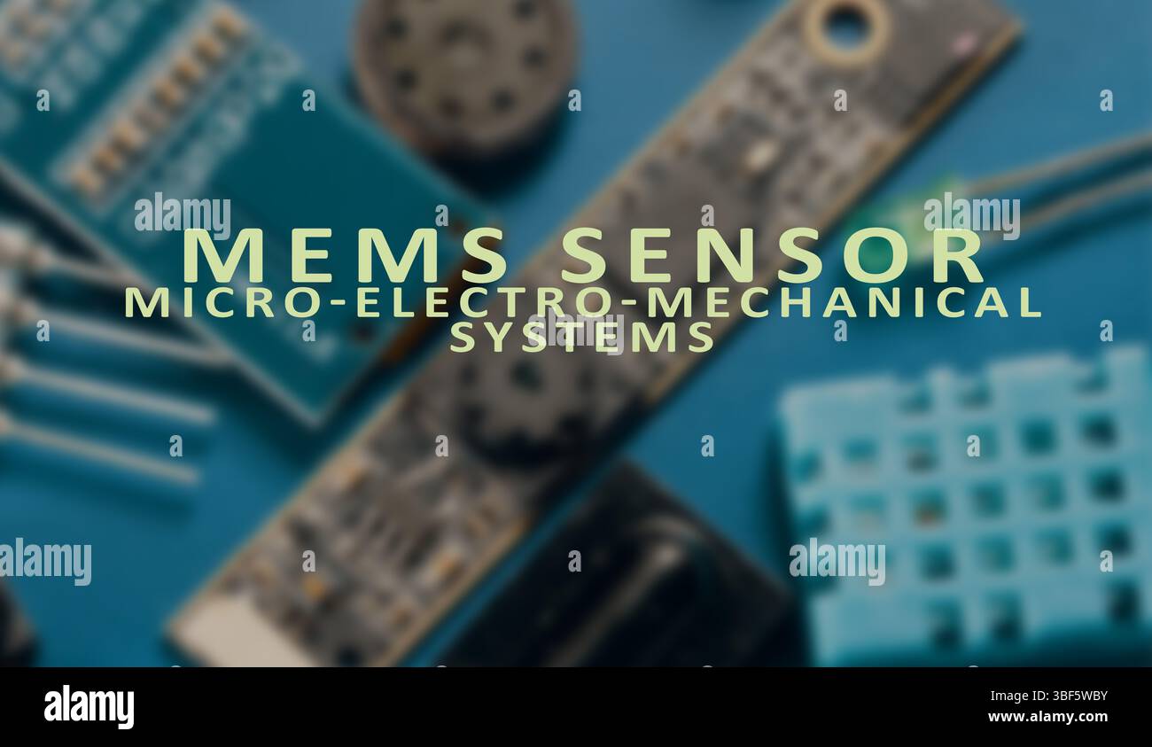 Micro-electro-mechanical systems (MEMS) sensor. Small-scale sensors ...