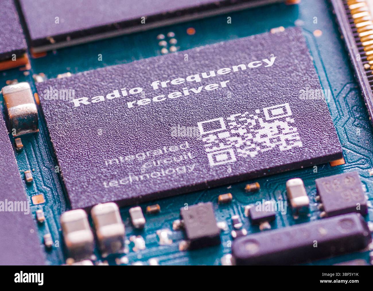 Radio frequency receiver. Captures and processes radio frequency ...