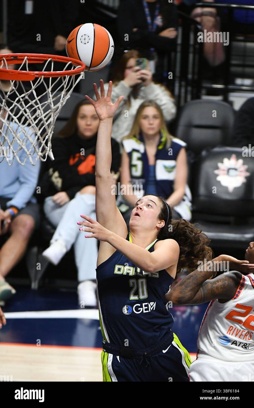 Uncasville, Connecticut, USA. 27th May, 2025. Dallas Wings forward ...