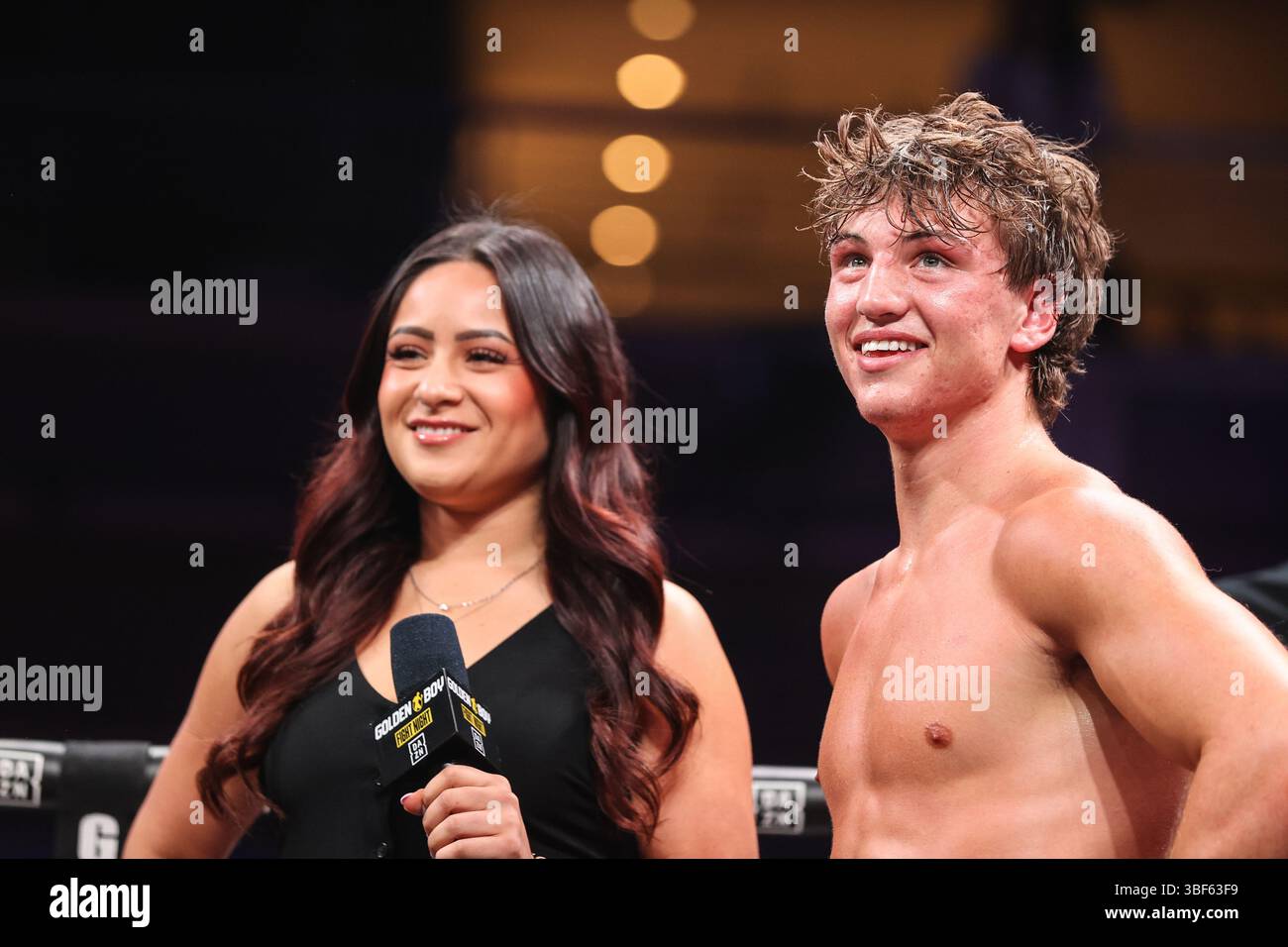 Las Vegas, NV, USA. 30th May, 2025. Super Welterweight Cayden Griffiths ...