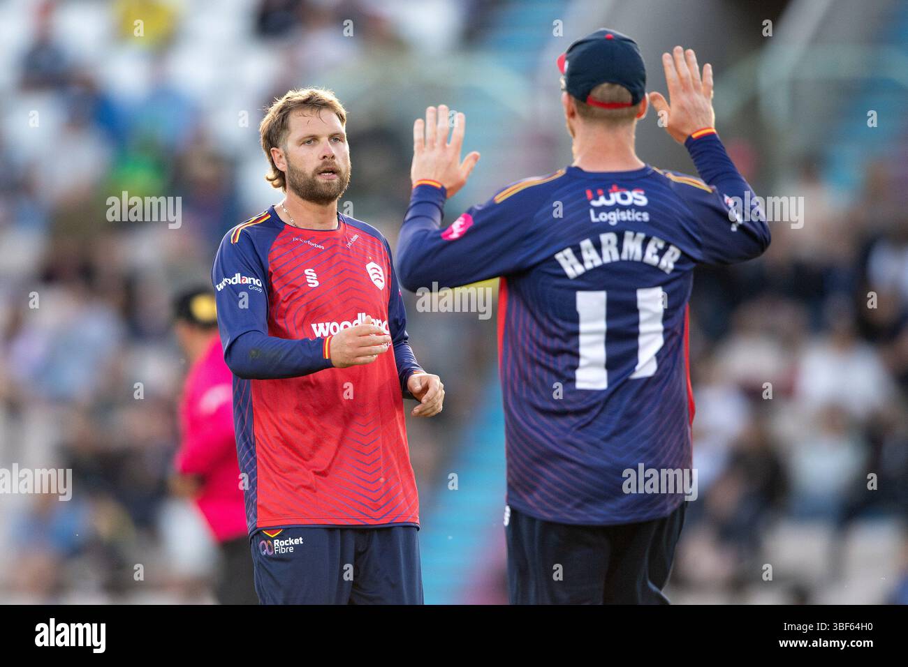 Southampton, UK, 30 May 2025. Matt Critchley (left) and Simon Harmer of ...