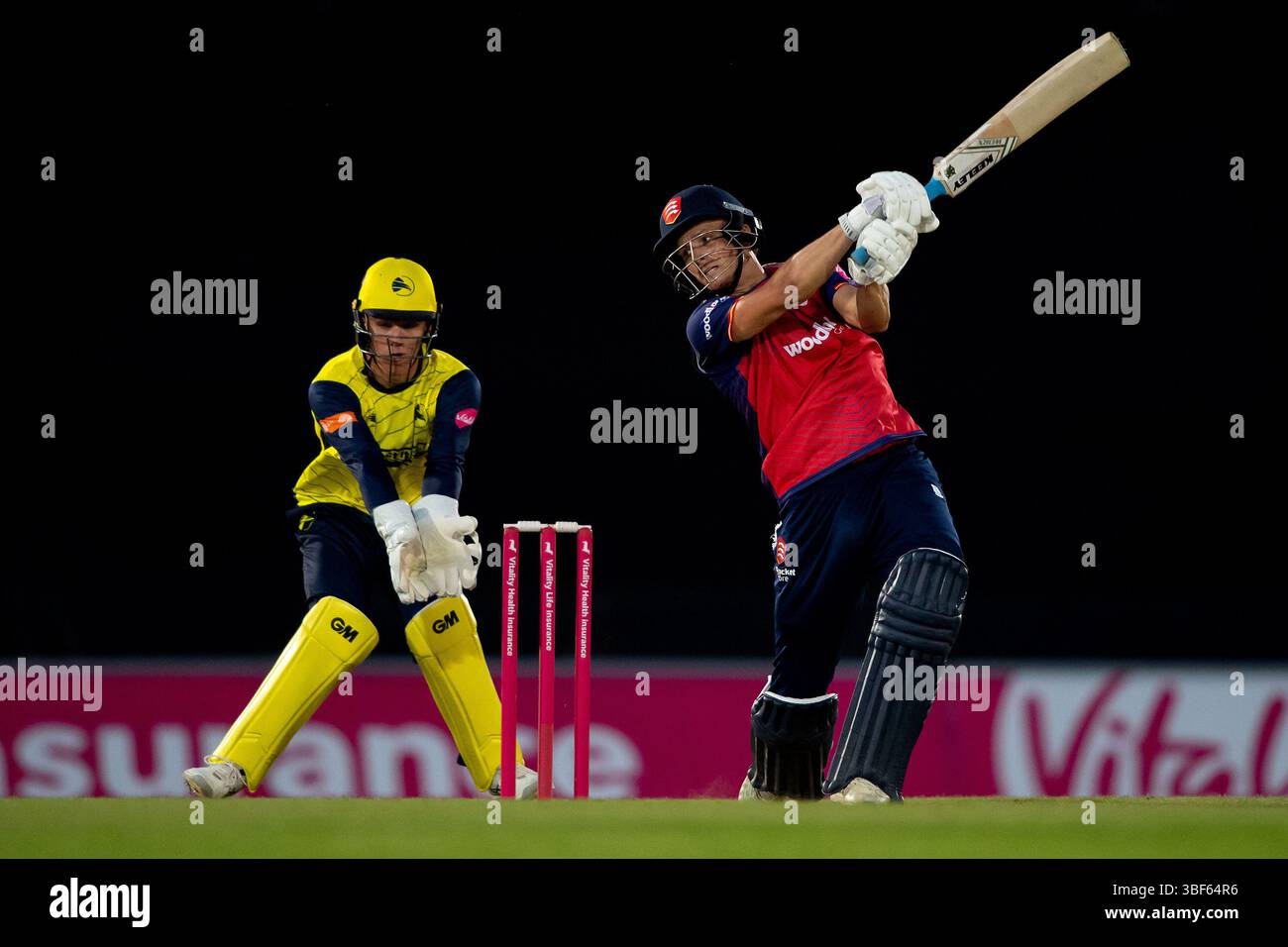 Southampton, UK, 30 May 2025. Michael Pepper of Essex batting during ...