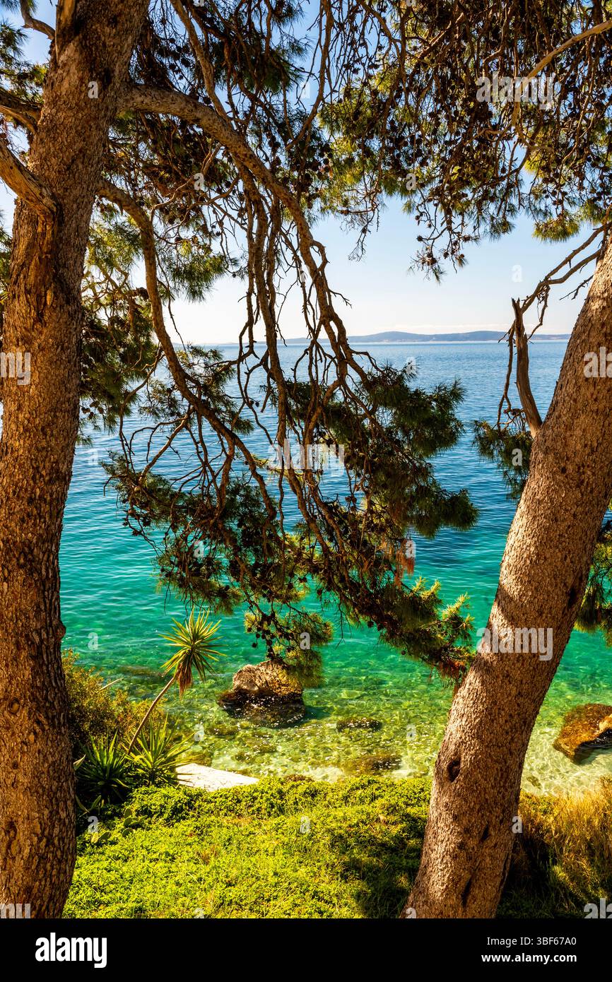 Adriatic Sea off the Gulf of Kaštela in Split, Croatia Stock Photo - Alamy