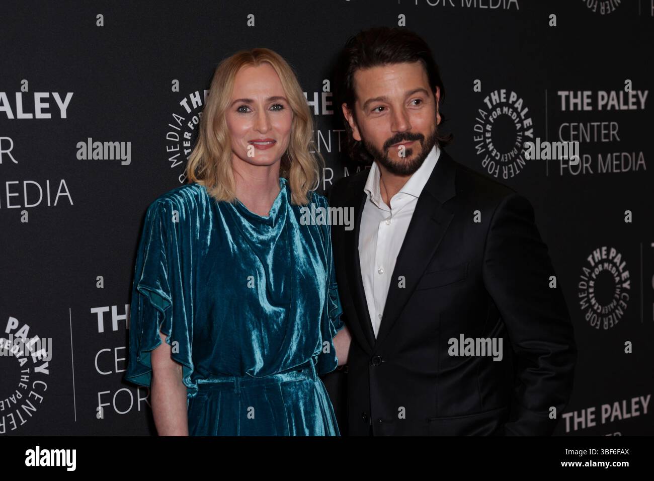 Genevieve O'Reilly, left, and Diego Luna arrive at PaleyLive's An ...