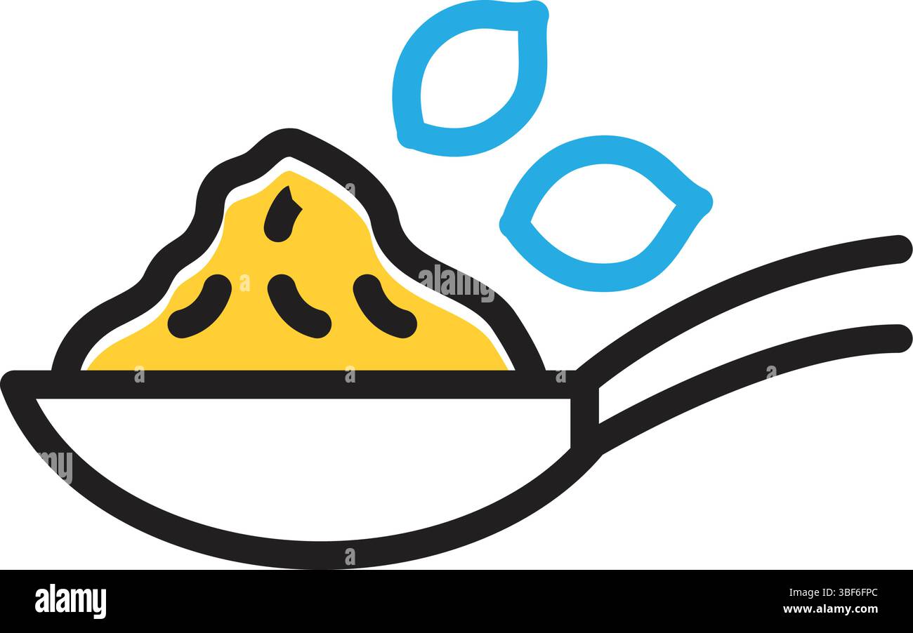 Coriander leaves icon hi-res stock photography and images - Alamy