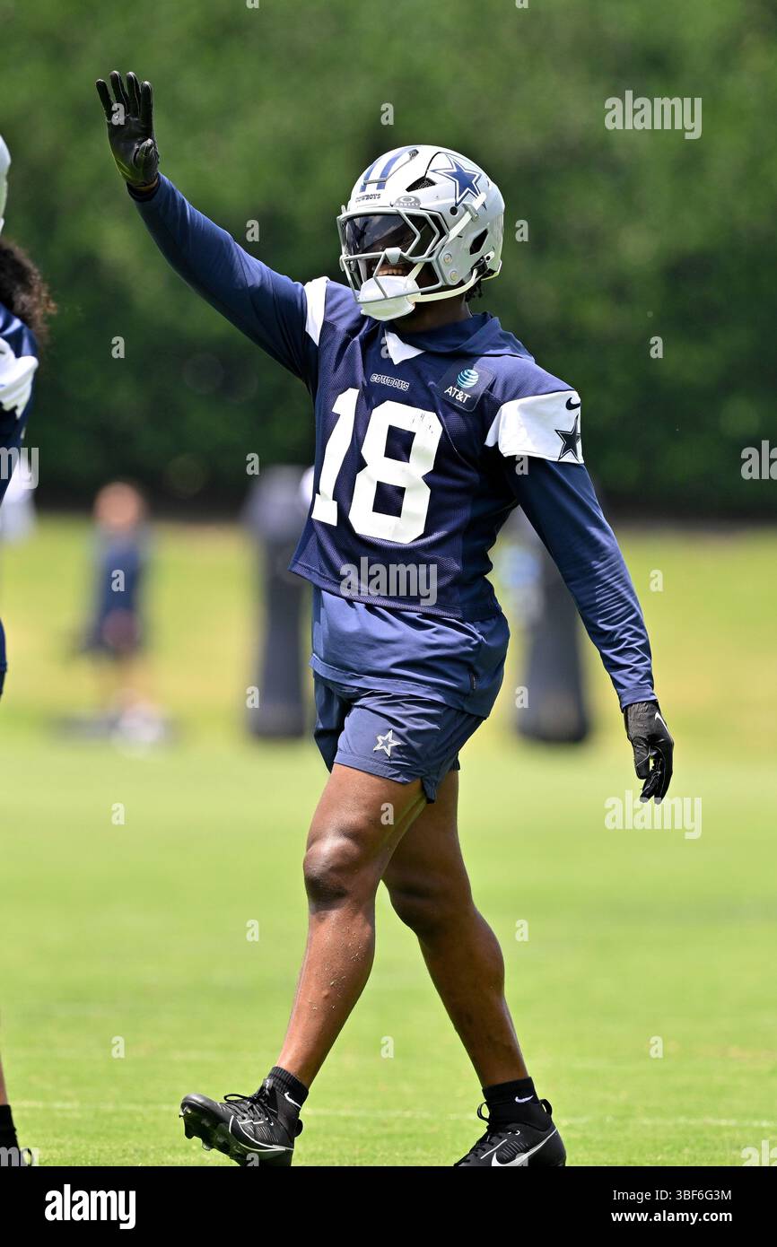 Dallas Cowboys linebacker Damone Clark motions to his teammates during ...