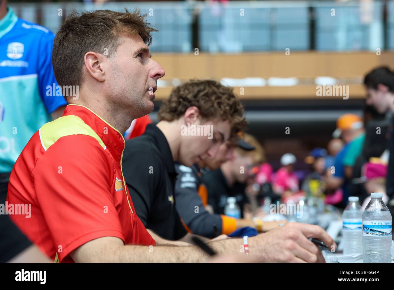 May 30th, 2025: Team Penske driver Will Power (12) signs autographs ...