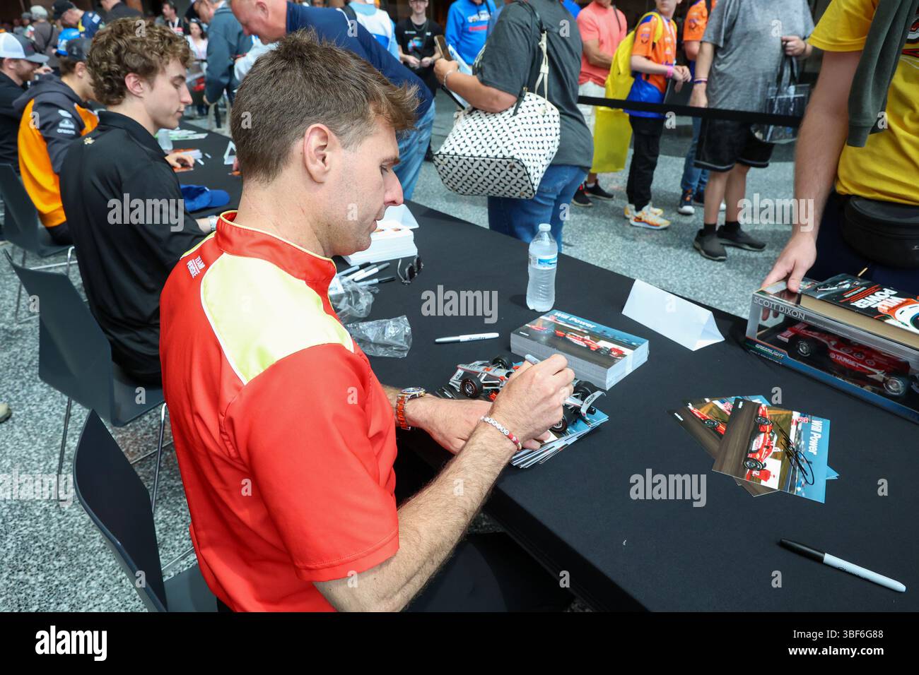 May 30th, 2025: Team Penske driver Will Power (12) signs autographs ...