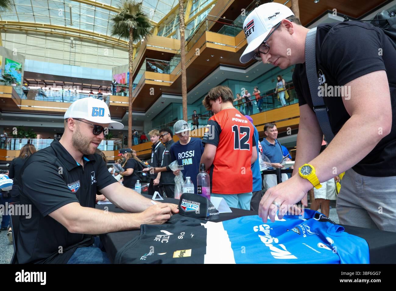 May 30th, 2025: Meyer Shank Racing driver Felix Rosenqvist (60) signs ...