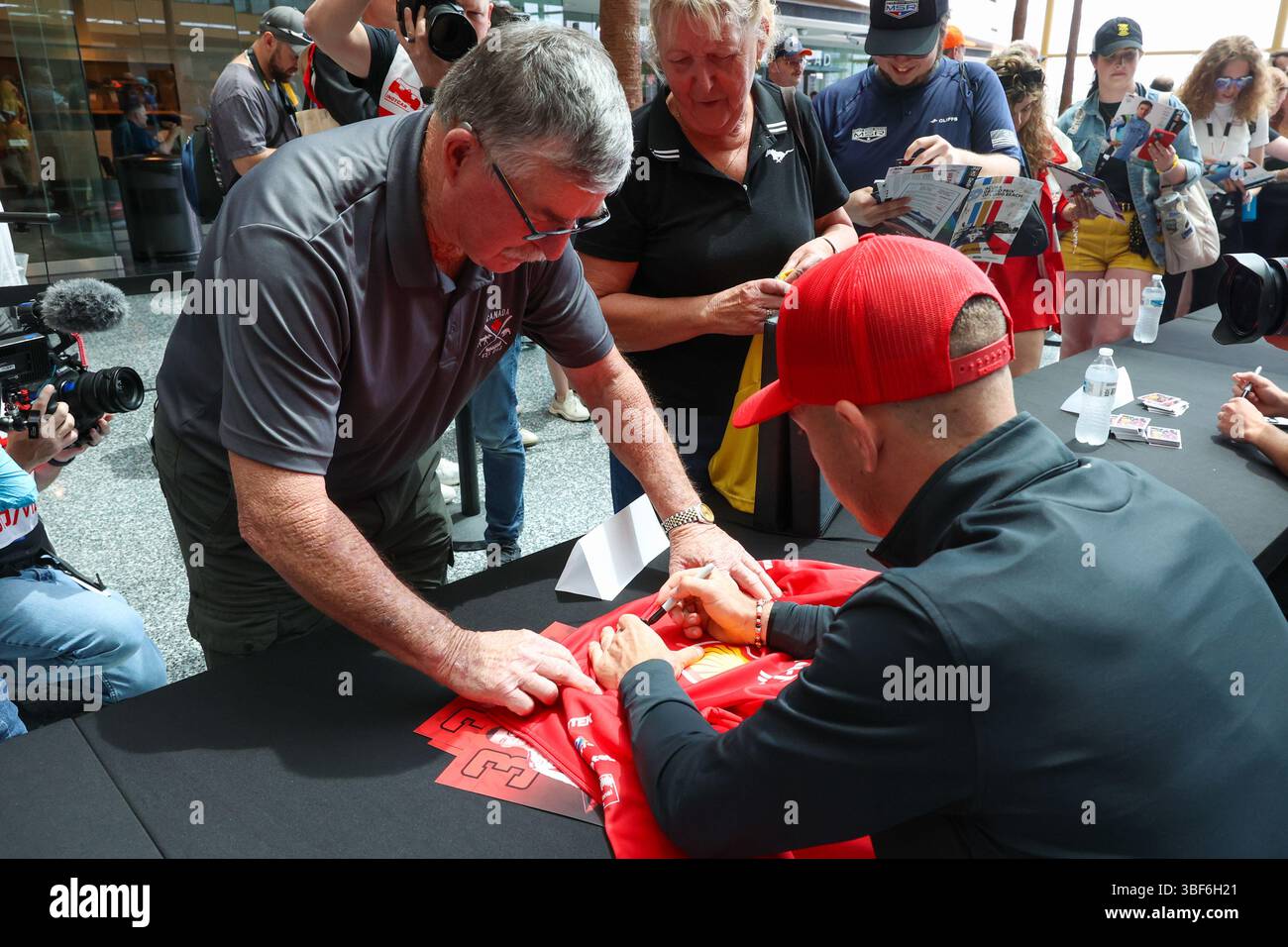 May 30th, 2025: Team Penske driver Scott McLaughlin (3) signs ...
