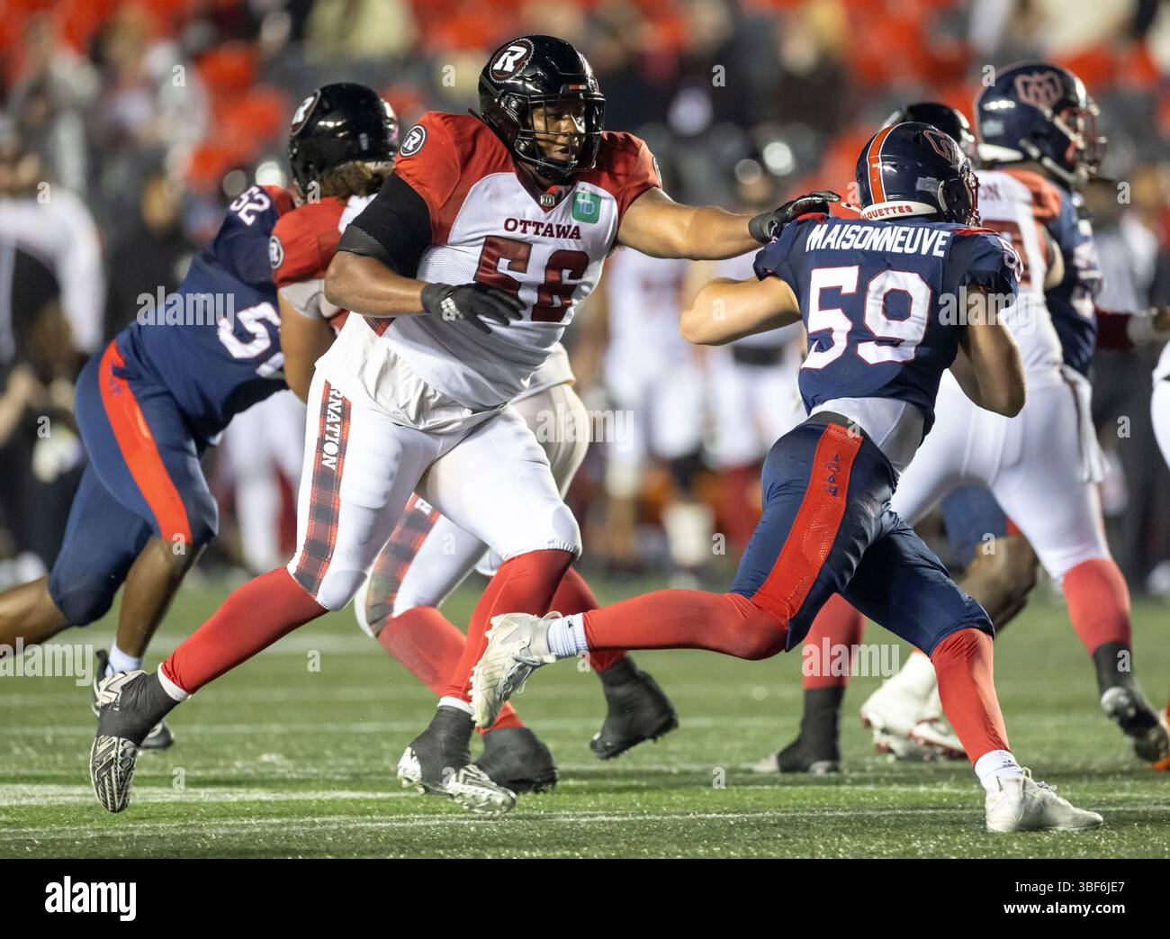 Ottawa, Canada. 30 May 2025. o56. Pre-season Canadian Football League ...