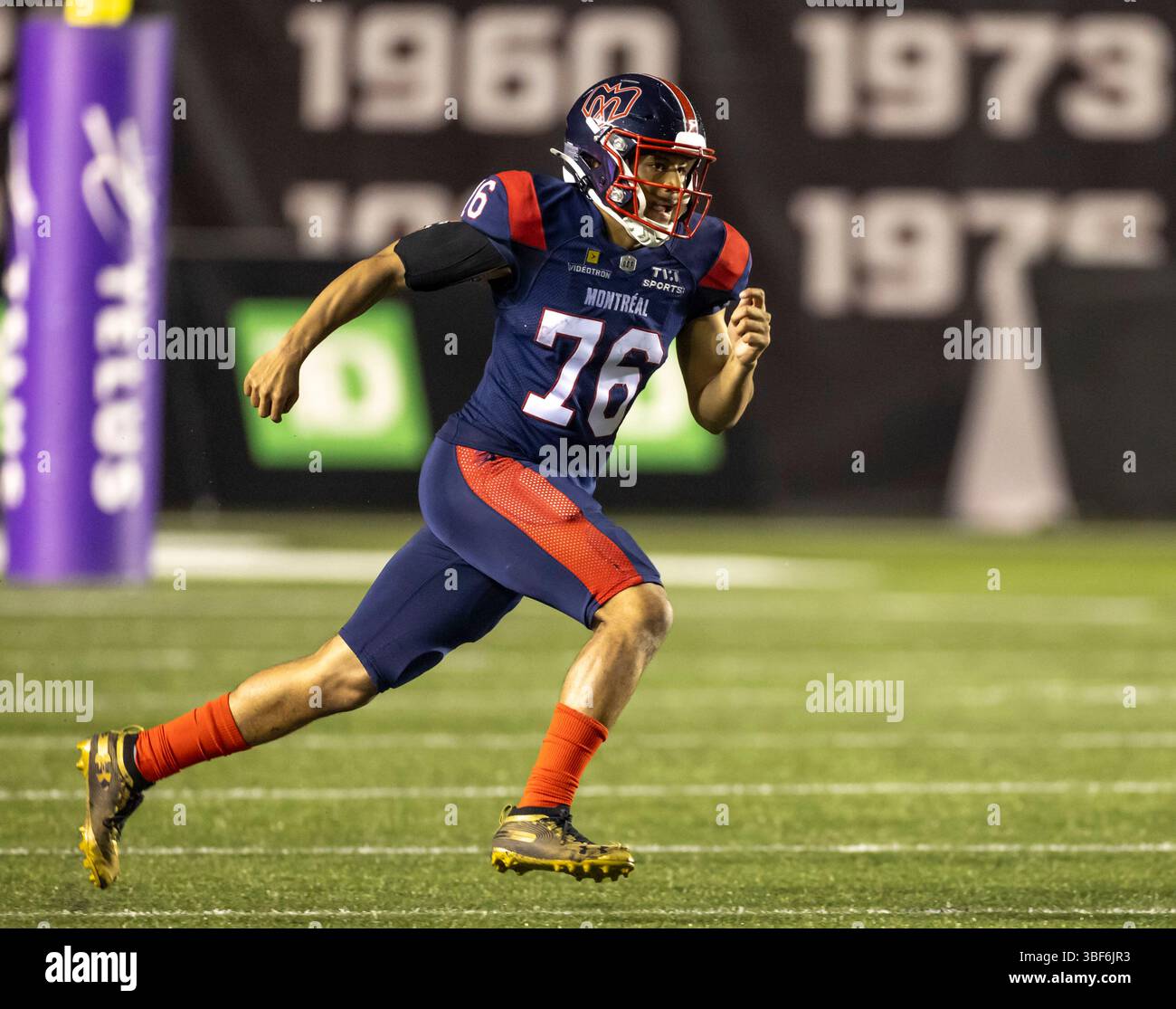 Ottawa, Canada. 30 May 2025. Kaseem FERDINAND (76) of the Montreal ...