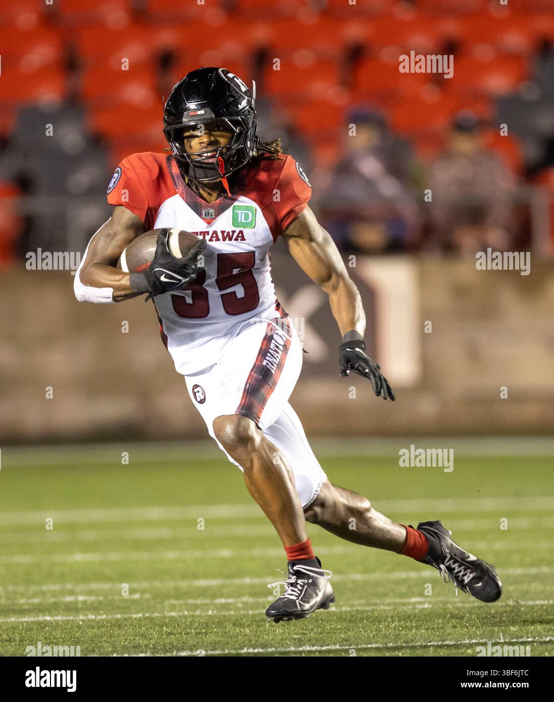 Ottawa, Canada. 30 May 2025. Elijah COLLINS (35) of the Ottawa ...