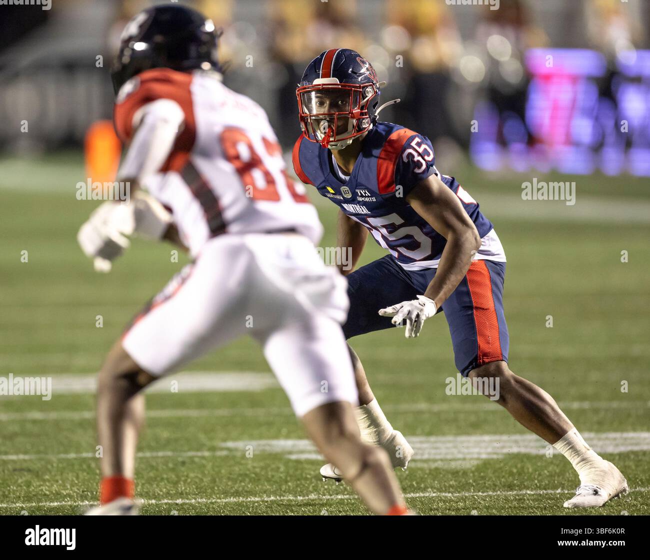 Ottawa, Canada. 30 May 2025. Don CALLIS (35) of the Montreal Alouettes ...