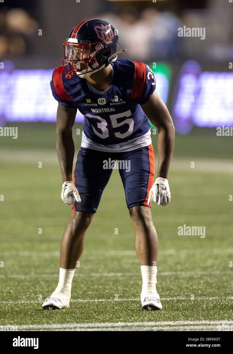 Ottawa, Canada. 30 May 2025. Don CALLIS (35) of the Montreal Alouettes ...