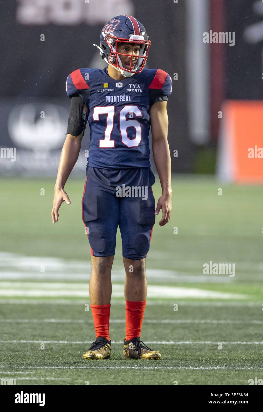 Ottawa, Canada. 30 May 2025. Kaseem FERDINAND (76) of the Montreal ...