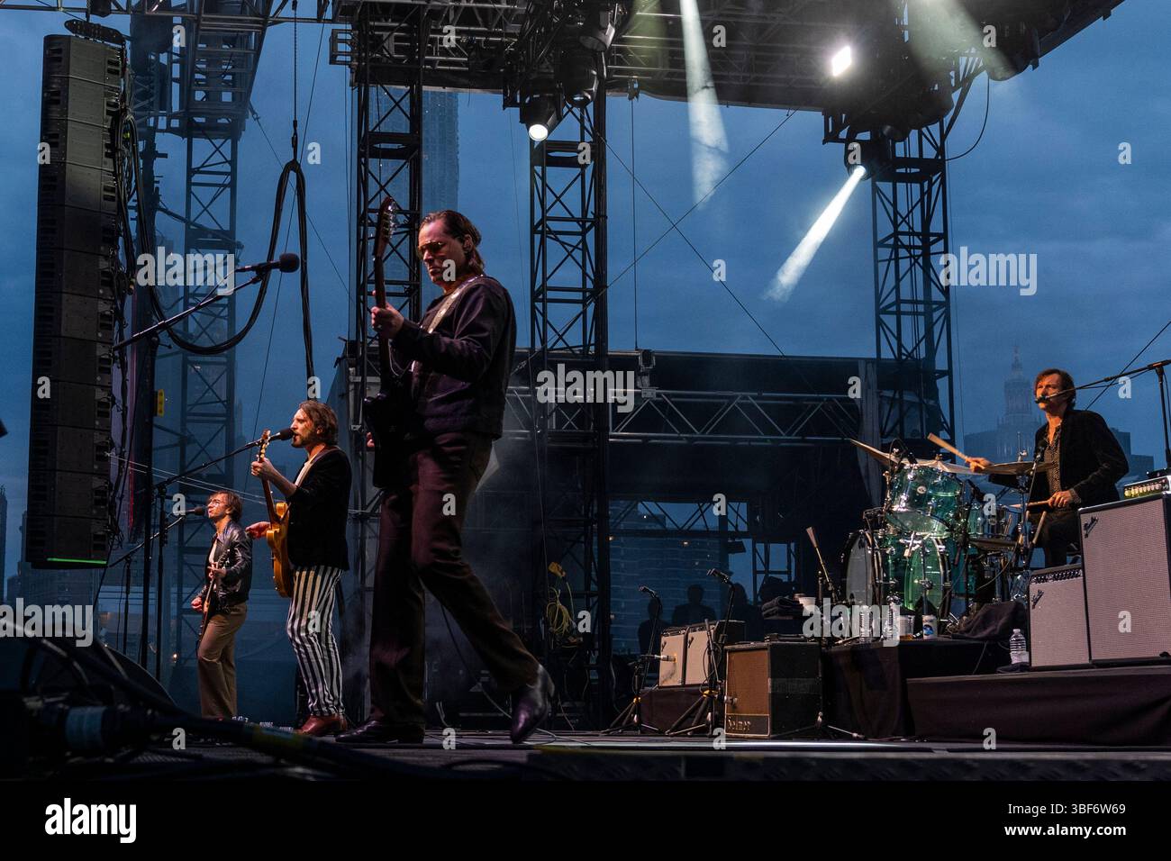 New York, NY, May 30, 2025: Australian band 'Jet' performs on stage ...